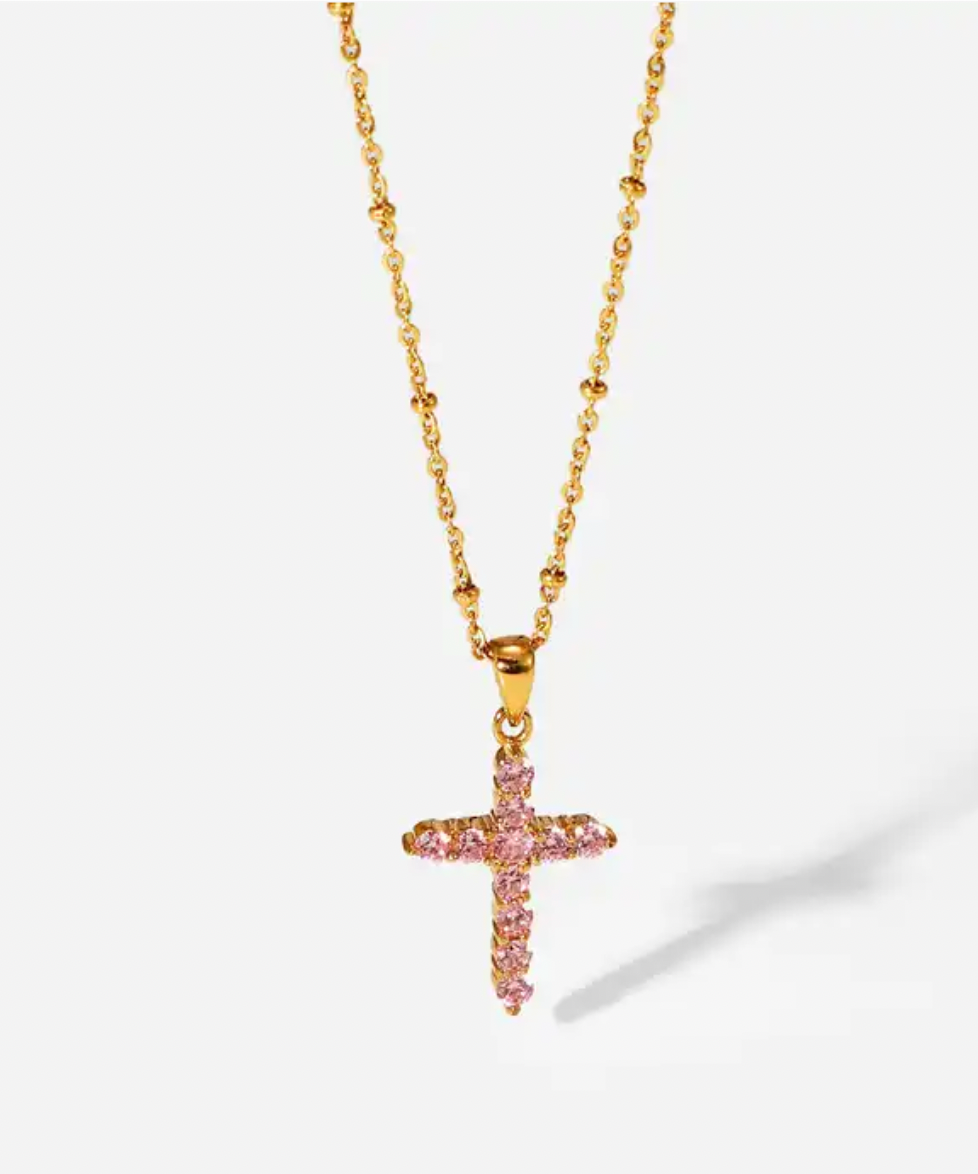 Barbie Cross Necklace – BeauCollective